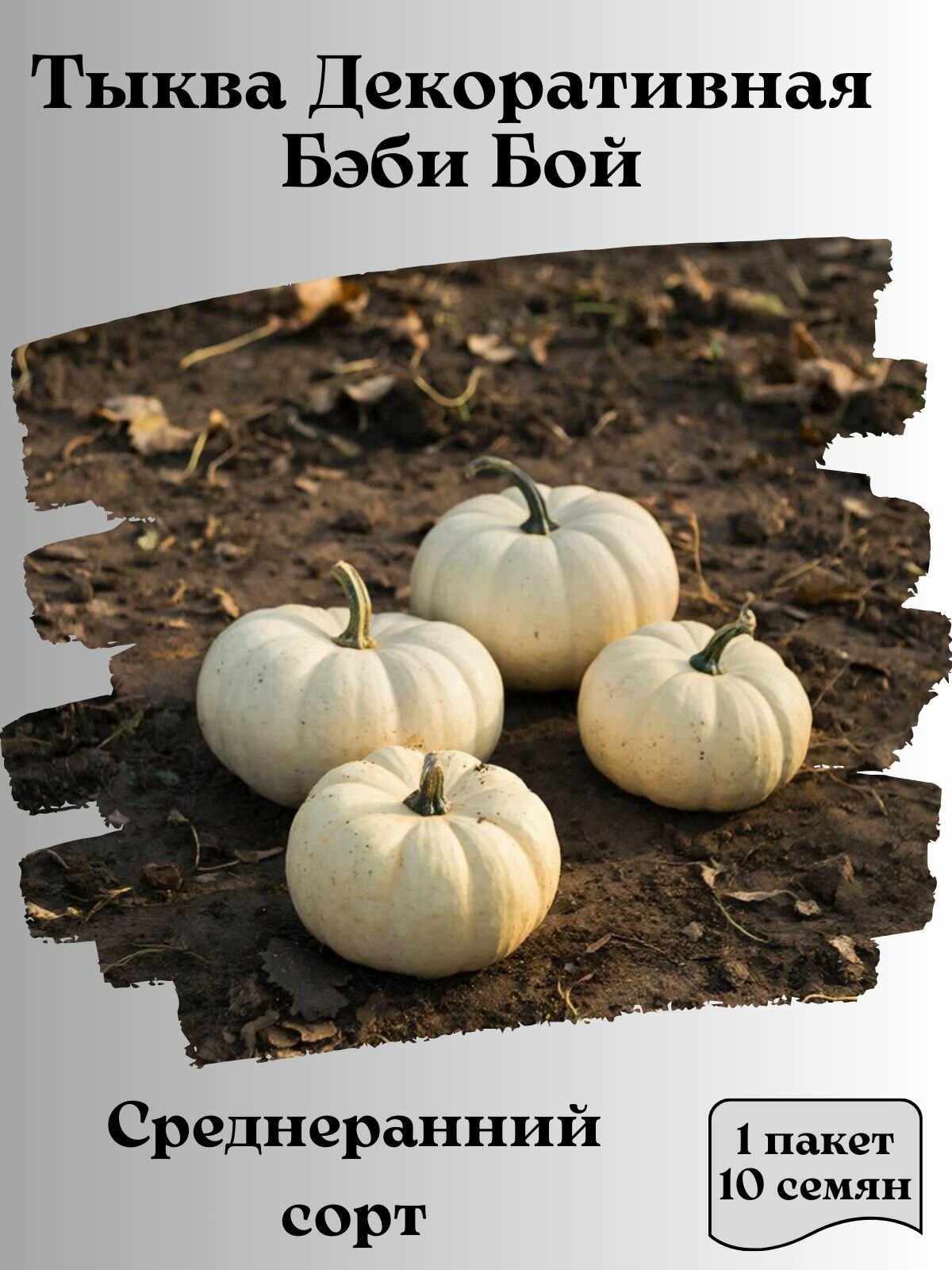 Тыква Декоративная Бэби Бой, 10 шт, 15 гр.