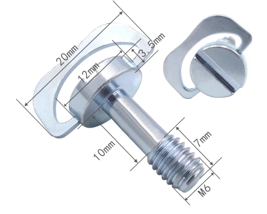 Крепежный болт для дисплея M6-M8 Galvanizing M6