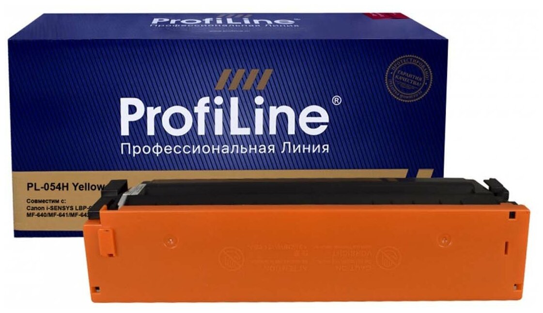 Картридж 054HY для Canon i-SENSYS MF641Cw, MF645Cx, MF643Cdw, LBP623Cdw 2300 стр. ProfiLine желтый