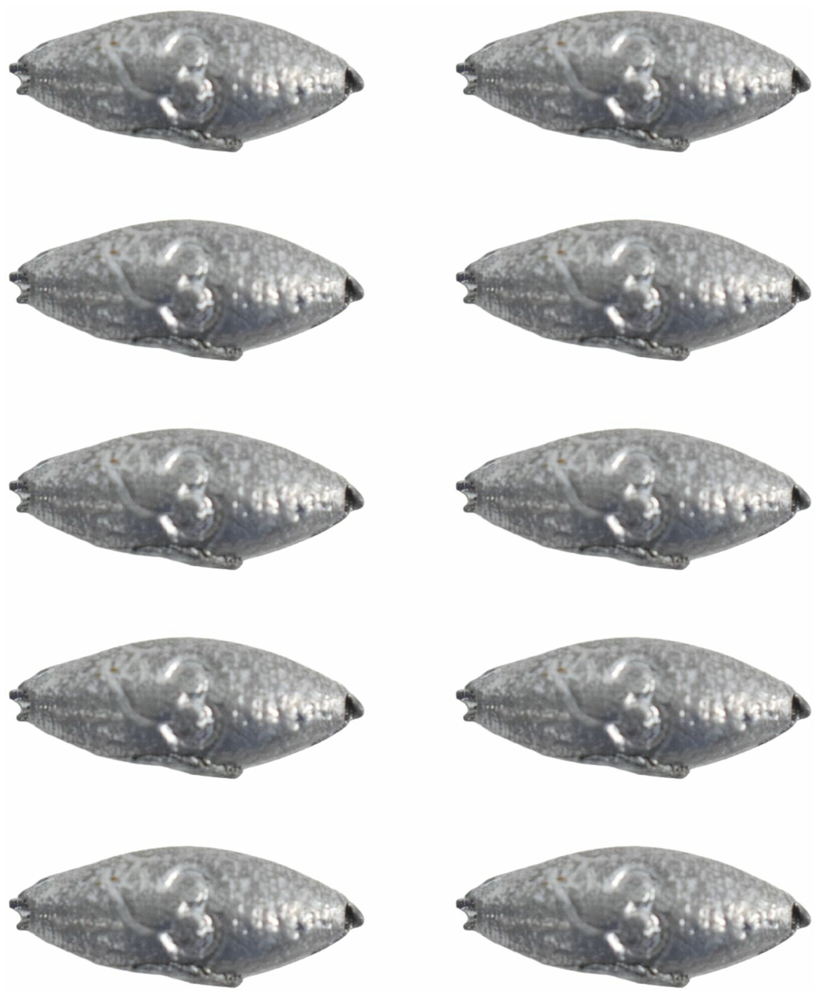 Грузило Оливки скользящие 3 грамма 10 шт