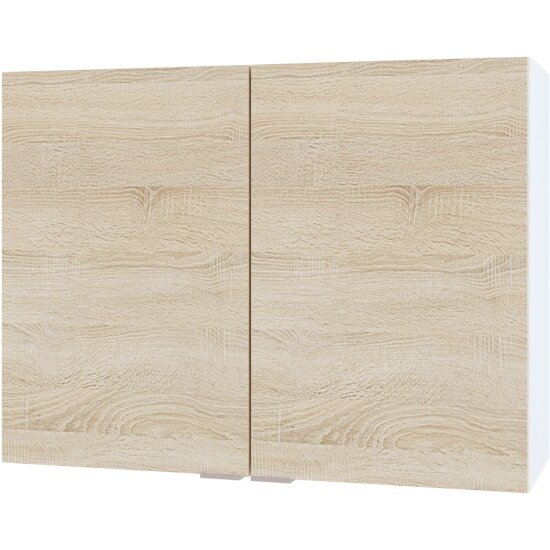 Полка настенная Мебельная Фабрика "сокол" мебельная фабрика “сокол” ПН-08 Белый/дуб сонома