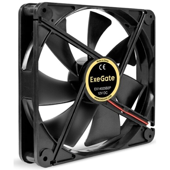 Вентилятор для корпуса Exegate EX14025B2P 12В DC 140x140x25мм 2pin (EX295249RUS)