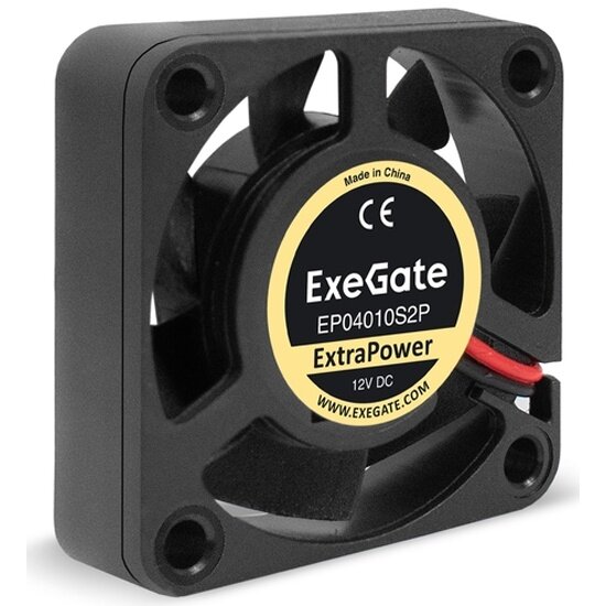 Вентилятор для корпуса Exegate ExtraPower EP04010S2 12В DC 40x40x10мм EX295216RUS