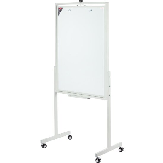 Флипчарт магнитно-маркерный Комус 70х100 двусторонний, на роликах