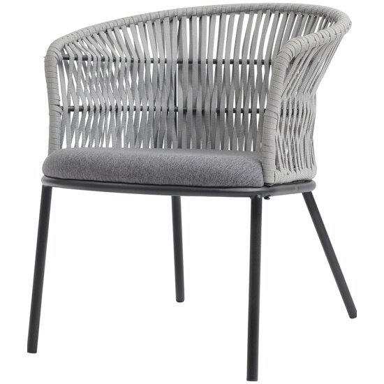 Лаунж-кресло Bergenson Bjorn Haugen темно-серое/светло-серое