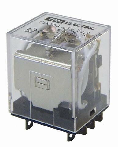 РЭК77/3 10А 24В DC TDM, Реле, TDM, (упр:24В/DC, комм: 10A/250В/AC, 3NO/3NC, R-coil:380 Ом)