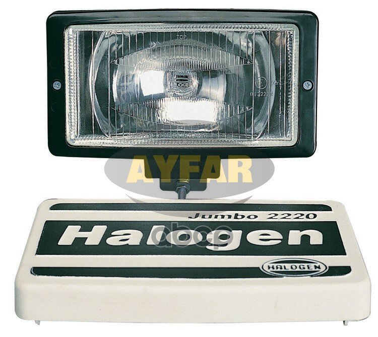 Фара противотум. ! белая с крышкой крепл. болт 166x242x130DAF, MAN, MB, Volvo Omn Ayfar арт. SL2220