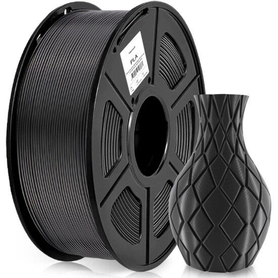 Пластик для 3D принтера Cactus CS-3D-PLA-1KG-BLACK PLA d1.75мм 1кг 1цв.