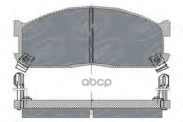 Колод. торм. задн. KIA BONGO/K2700-K2500 99-/03- SCT арт. sp128