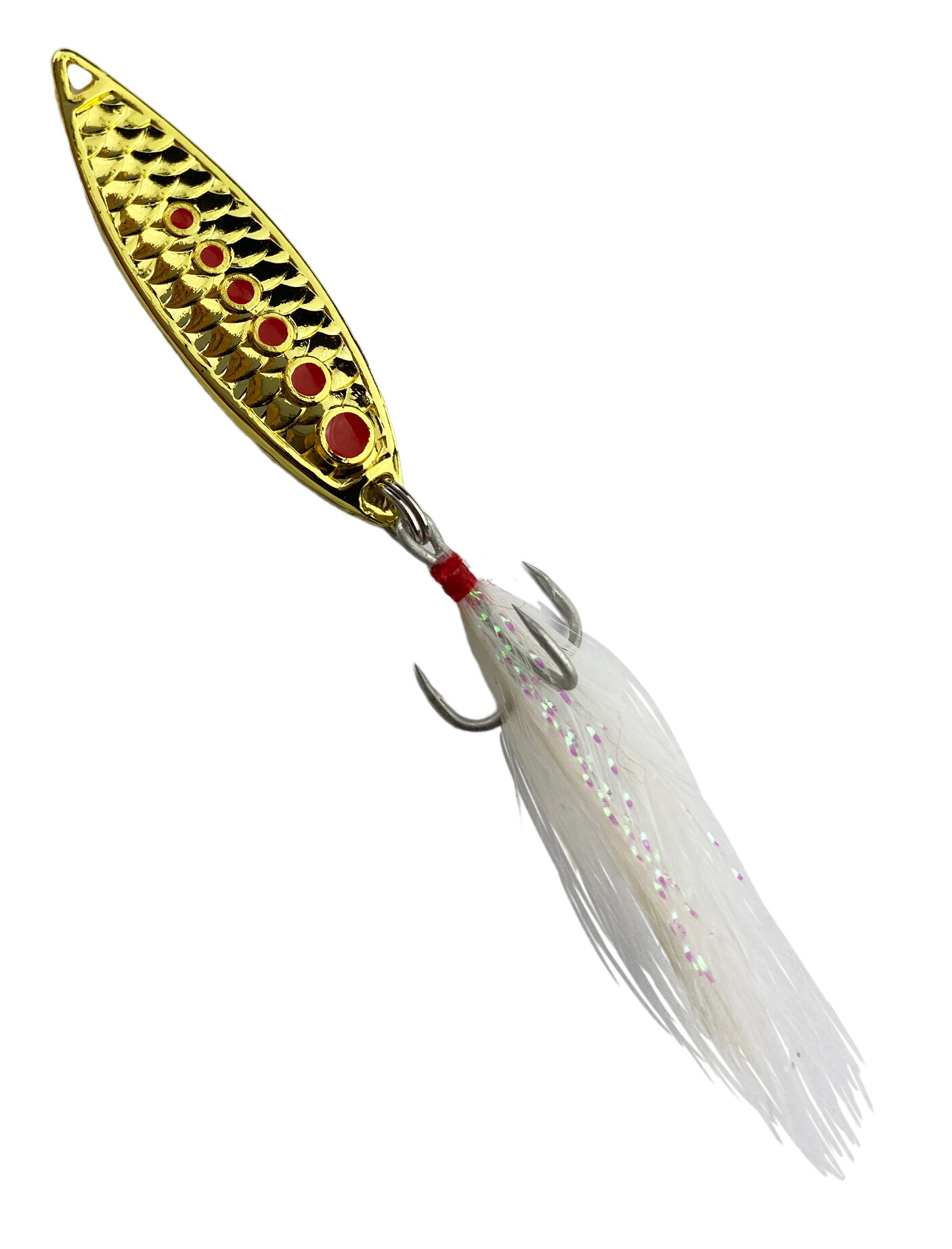 Riverzone Live Bait Блесна 5 г 42 мм золотого цвета для ловли хищной рыбы дальнего заброса