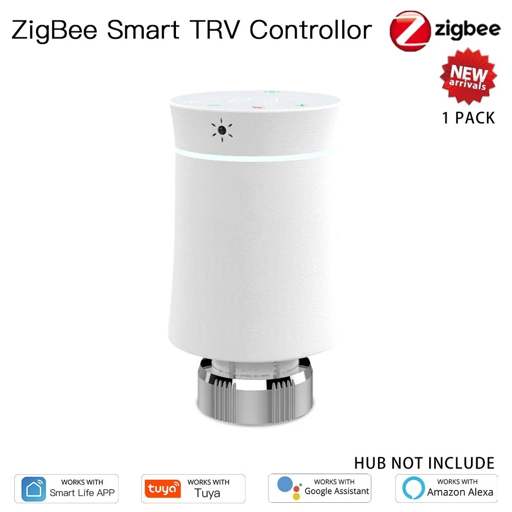 MOES Tuya ZigBee3.0 Умный термостат для радиаторов option 1
