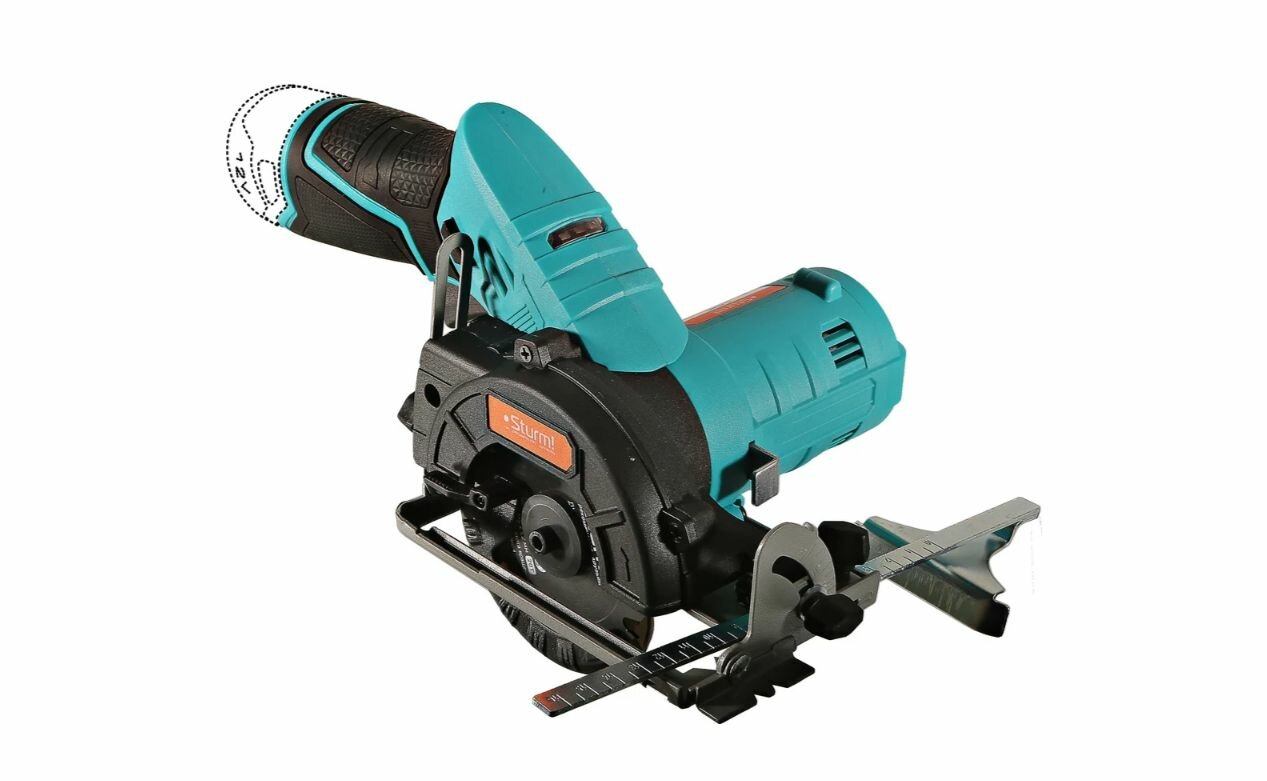 Аккумуляторная циркулярная пила Sturm 1BatterySystem12V (151) CCS1285