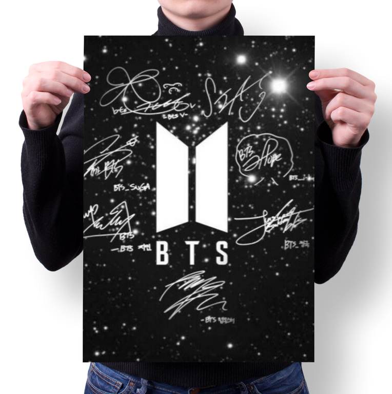 Плакат BTS, БТС №45, А4