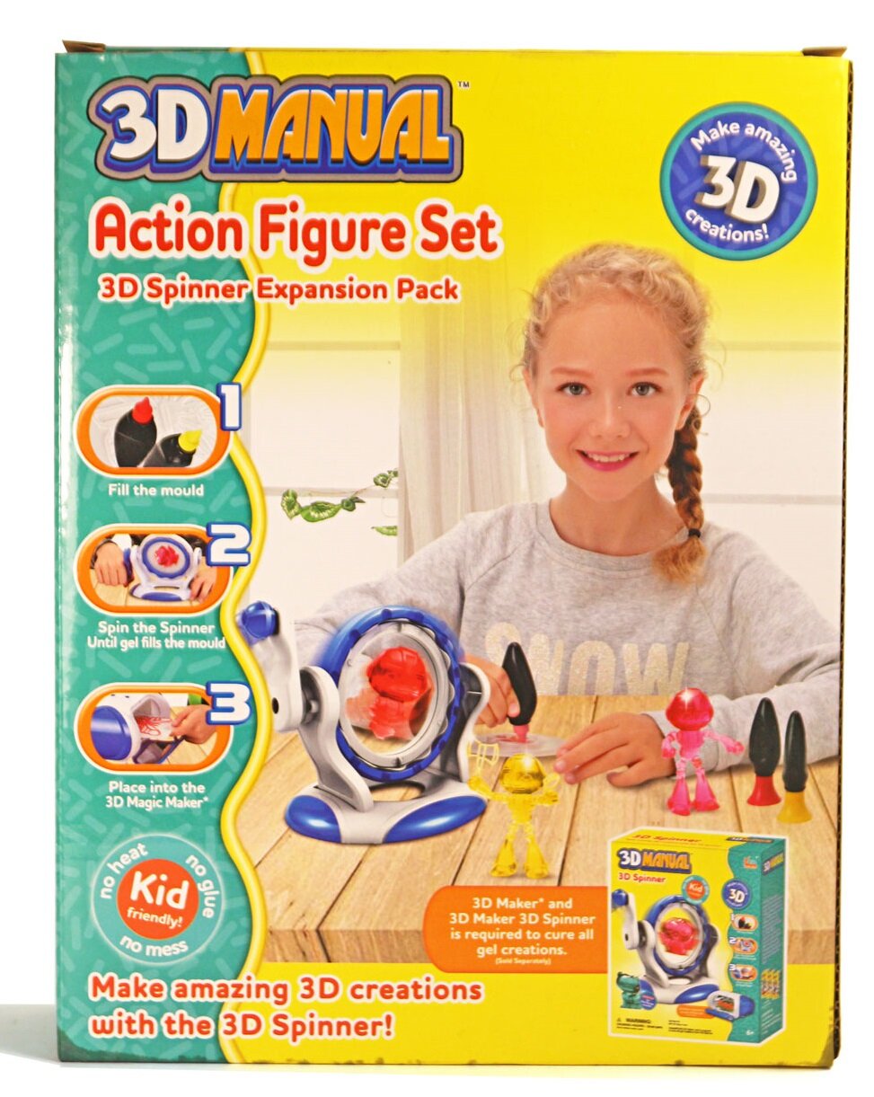 Комплект для 3D Спинера (мэджик ГЛЮ) - Роботы (LM111-3B)