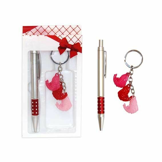 Ручка с брелком Гранит "Рыбки", подарочные, 2 в 1 (Кбр481)