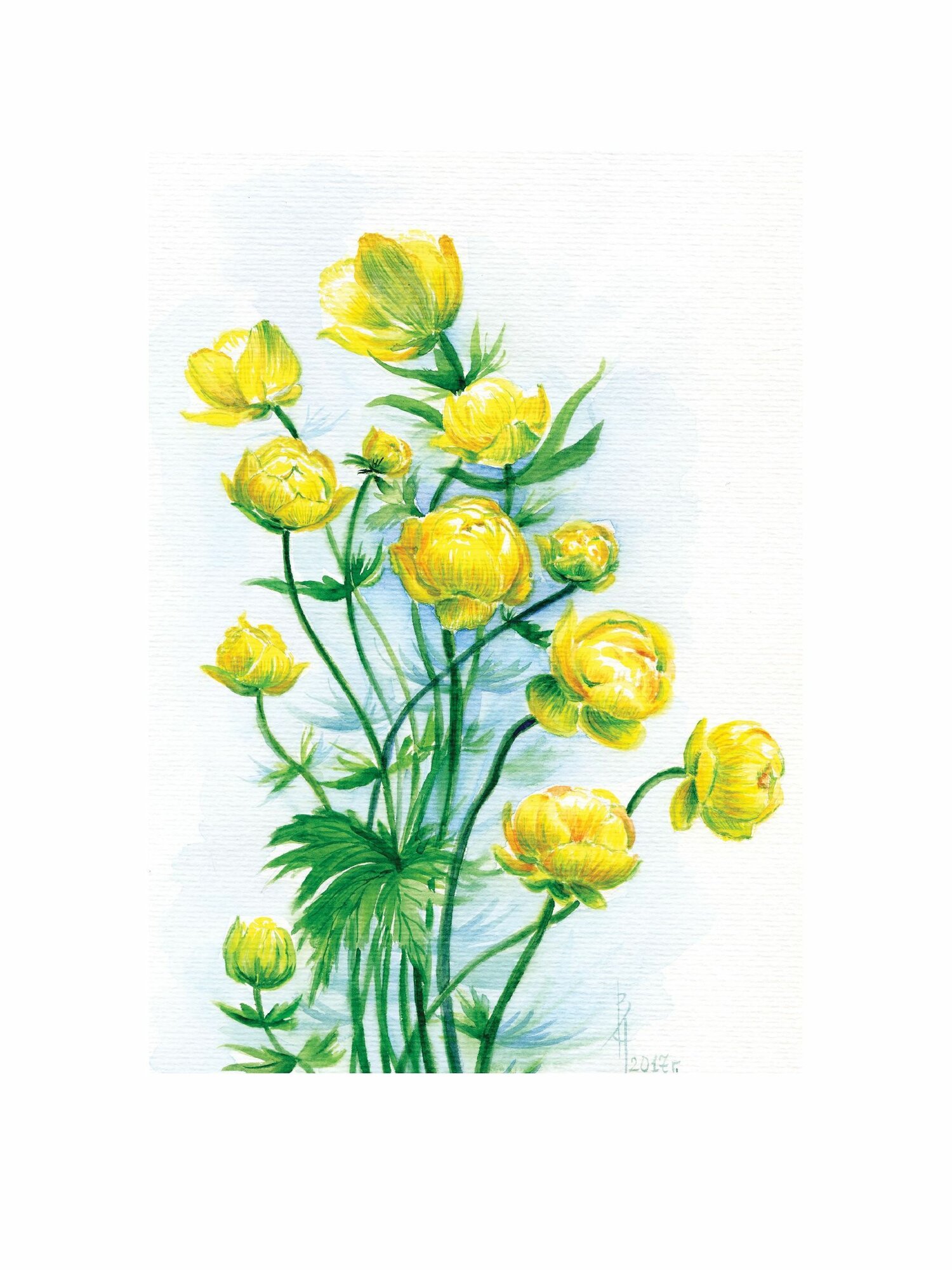 Постер с паспарту, 30*40 см (без рамки)