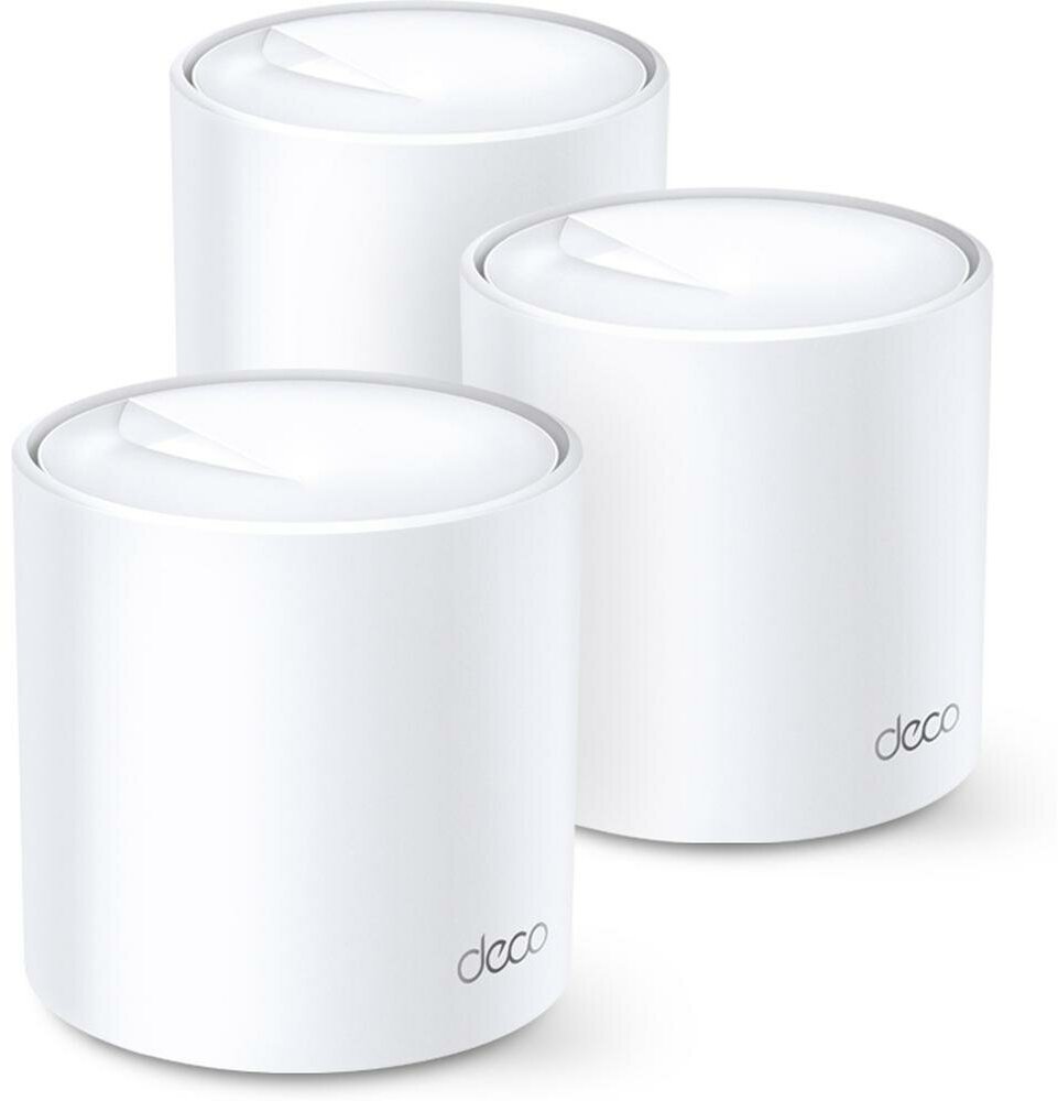 TP-Link Deco X20(3-pack) Домашняя Mesh Wi-Fi 6 система AX1800, до 574 Мбит/с на 2,4 ГГц + до 1201 Мбит/с на 5 ГГц