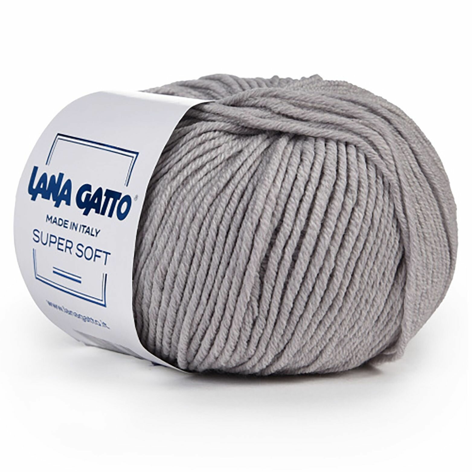 2 Мотка, Lana Gatto SUPER SOFT, 100% Чистая экстратонкая мериносовая шерсть / 50 гр. - 125 м, Цвет 20741