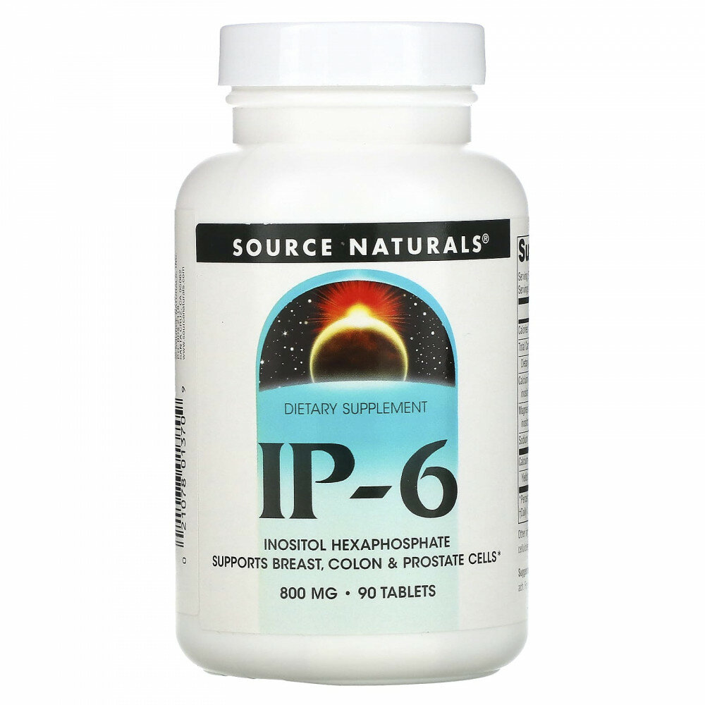 Source Naturals, IP-6, 90 таблеток