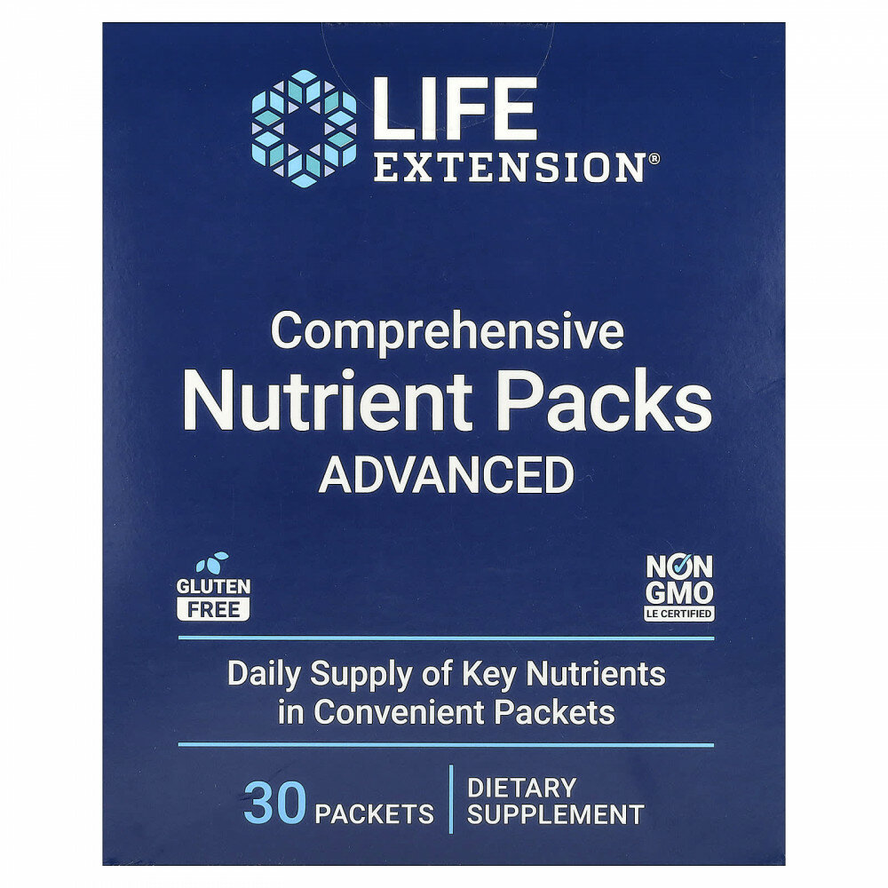 Life Extension, комплексные питательные наборы, улучшенная формула, 30 пакетиков