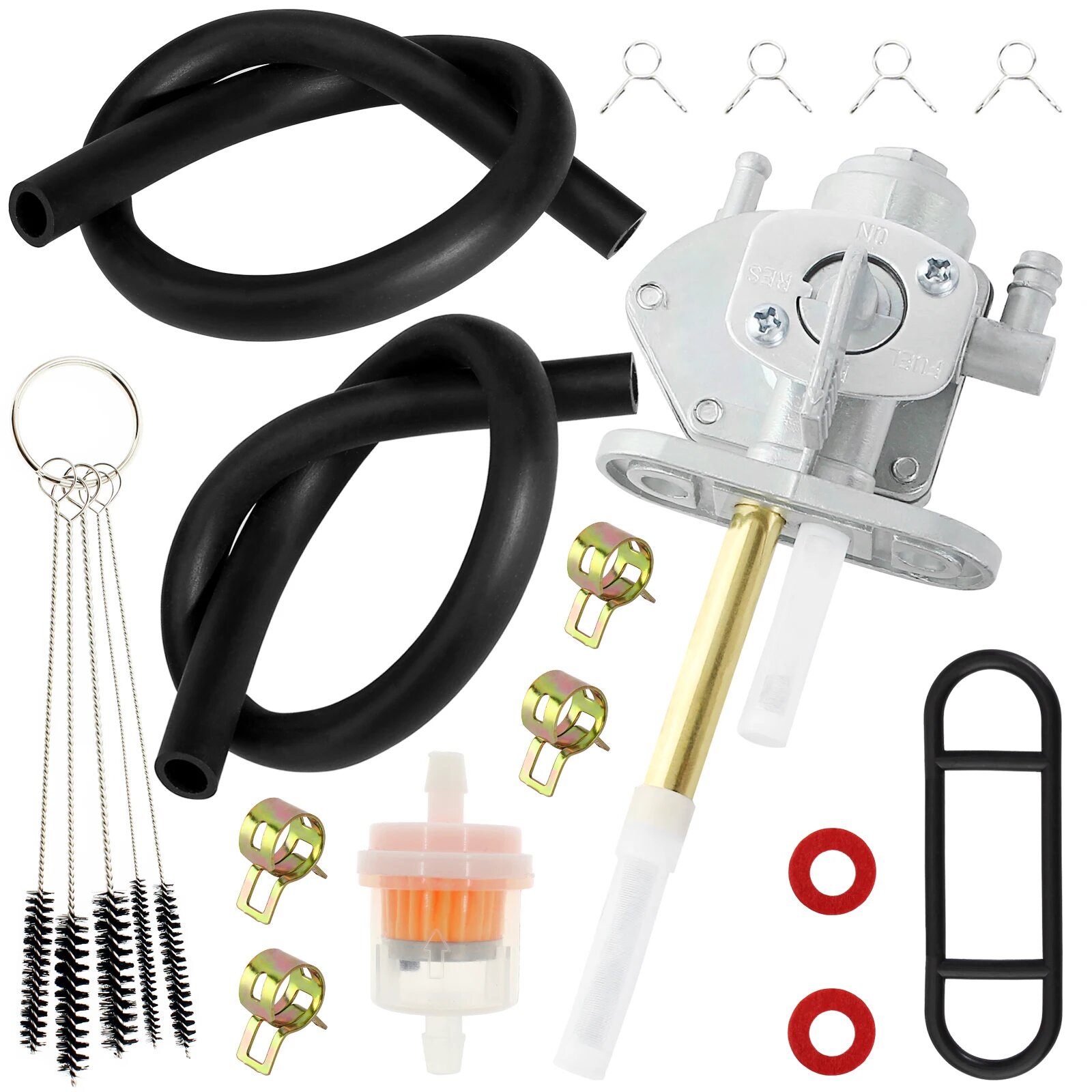 Бензобак топливный Vavle Petcock Kawasaki Vulcan 500 750 800 EN500 EN500C VN750 VN800 Zephyr 550 750 ZR550 ZR750 ZRX1200 51023-1375