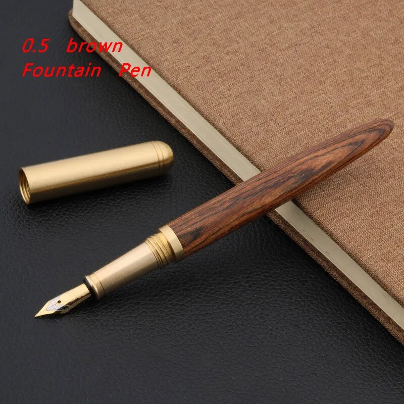 Chouxiongluwei перьевая ручка из красного дерева brown Fountain Pen