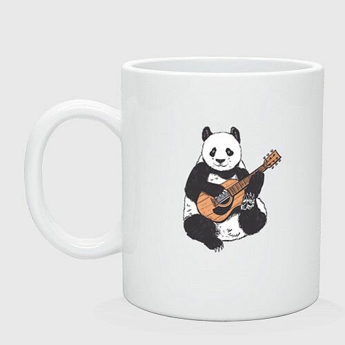 Панда гитарист Panda Guitar Керамическая кружка