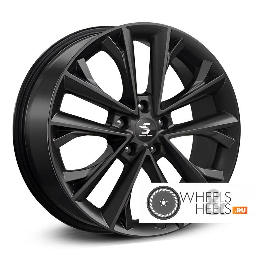 Диск Premium Series КР012 Jetour X70 Plus_X90 Plus 18x7 5x108 et38 dia60.1 Темно - серый глянцевый с полированной лицево