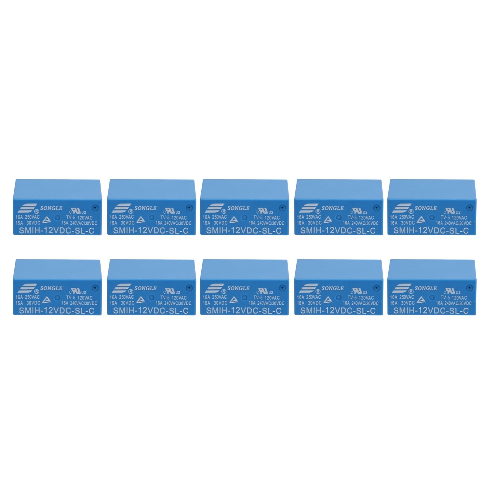 10 шт. / Лот силовых реле SMIH-12VDC-SL-C 12 В 16 А 8 контактов в комплекте Набор инструментов