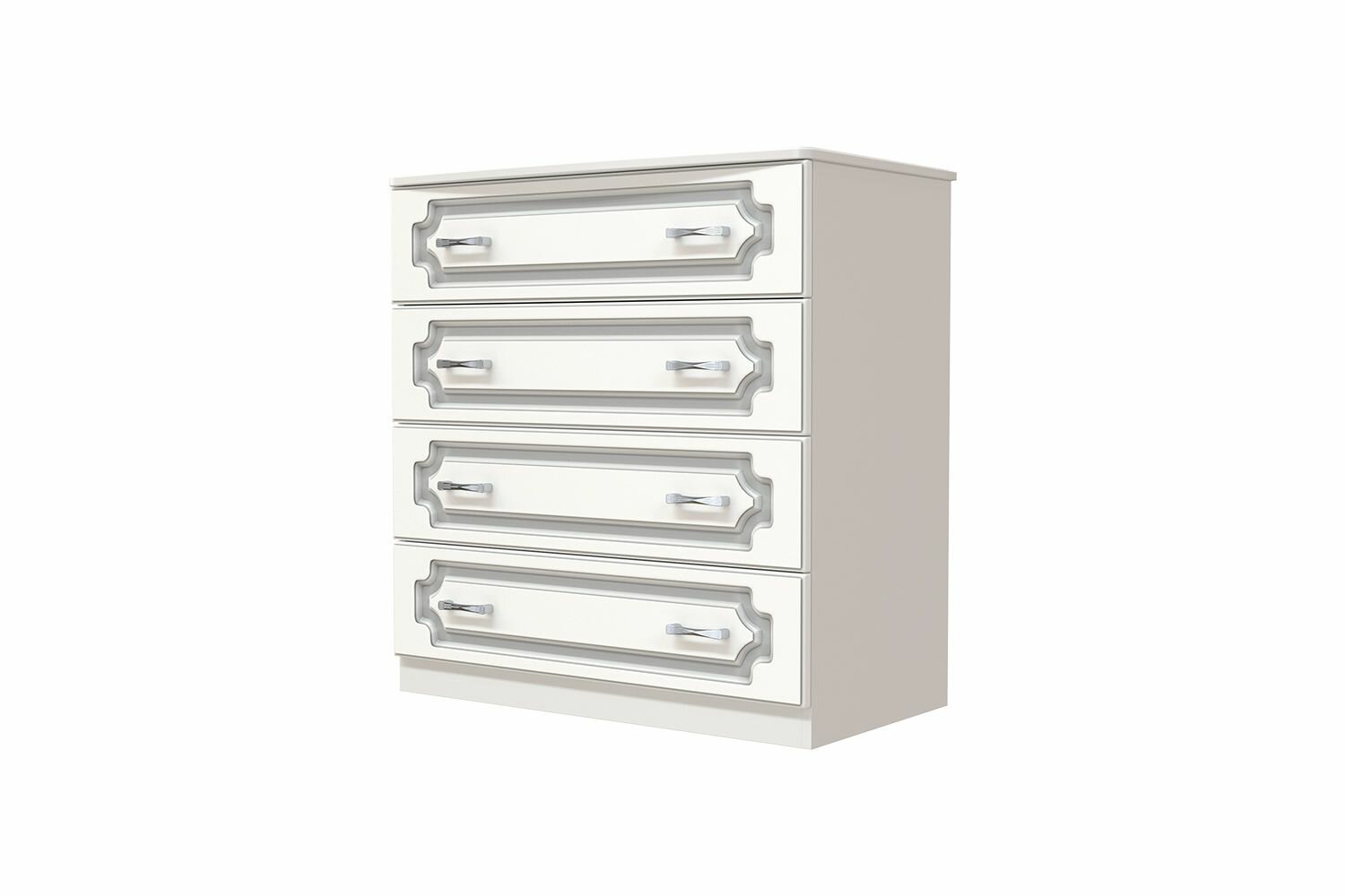 Лакированный Белый Жемчуг - Комод