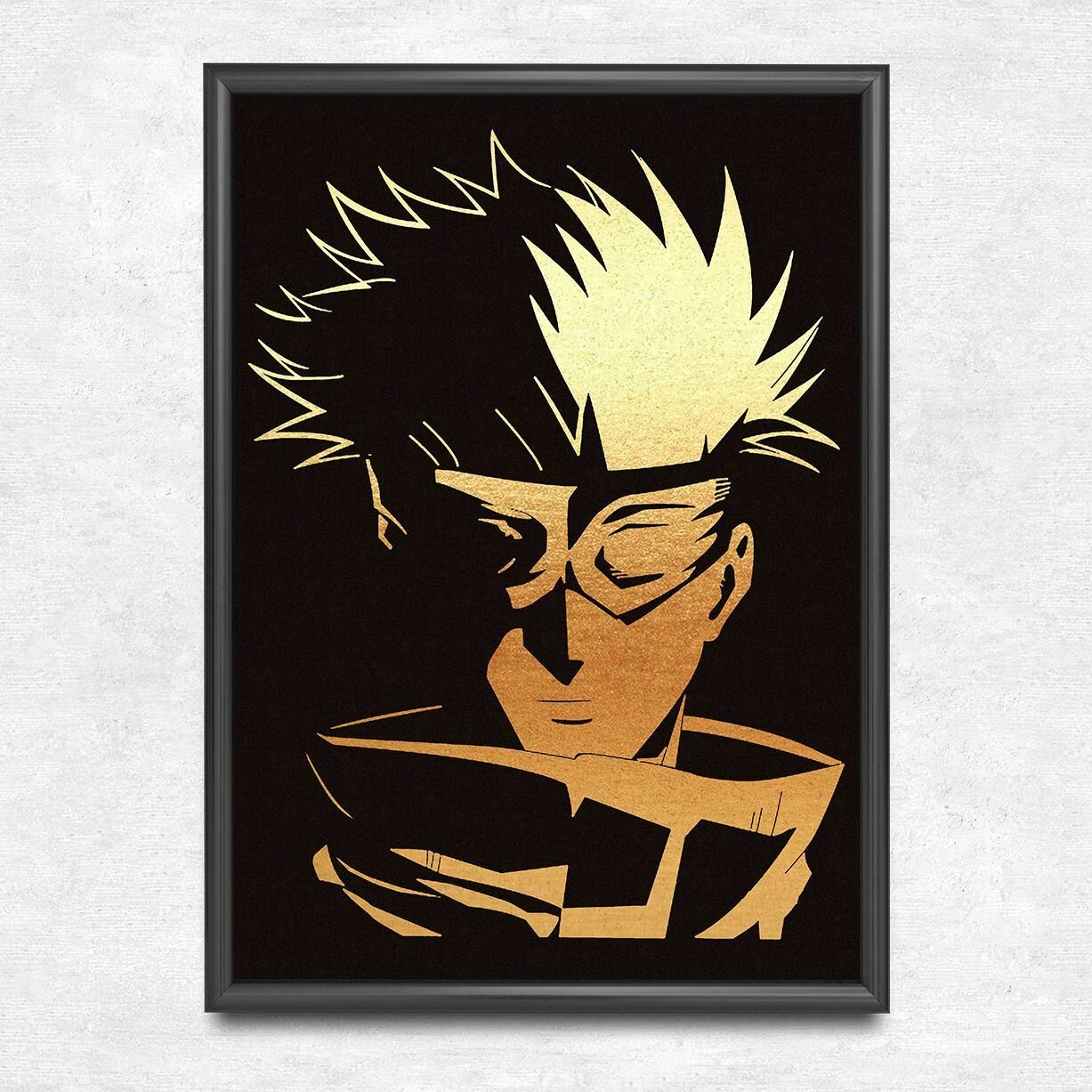 Постер на стену по аниме Магическая битва / Плакат интерьерный Sorcery Fight Сатору Годжо