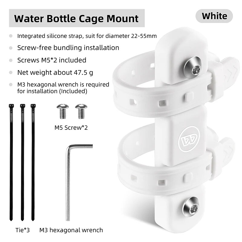 West Biking держатель бутылки для велосипеда YP0719369 Белый, White