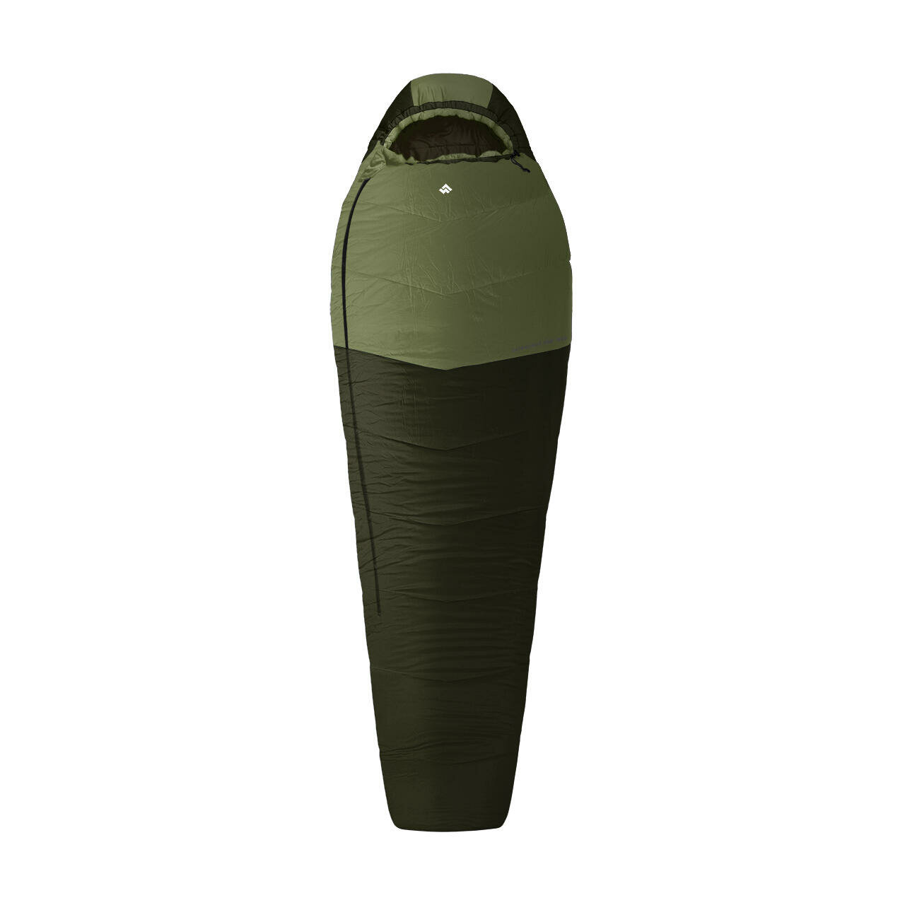 Decathlon Спальный мешок Alpinus Ultralight Pro 1000, правый, зелёный/тёмно-зелёный