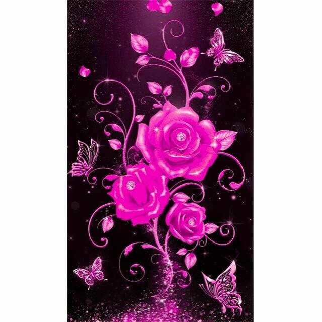 Картина из алмазной мозаики на подрамнике Круглые бриллианты 40х50см "Голубь мира"