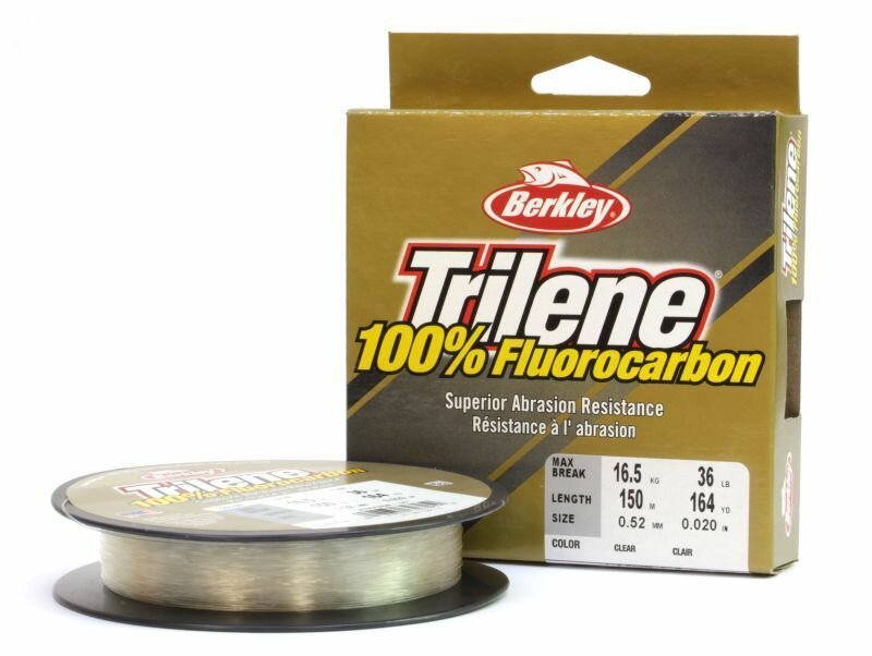 Флюорокарбон Berkley Trilene 100% fluorocarbon 150м 0,18мм