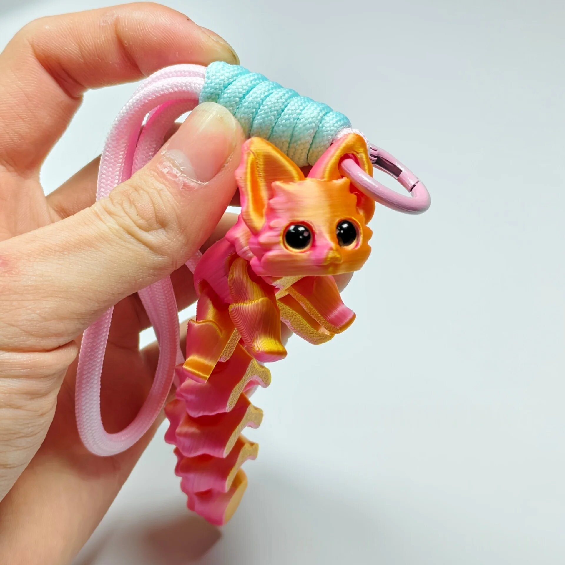 MOONBIFFY 3D фигурки лисы Розовый, Pink gold