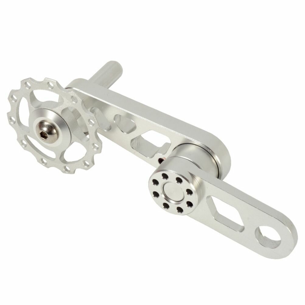 Натяжитель цепи алюминиевый с роликом складной