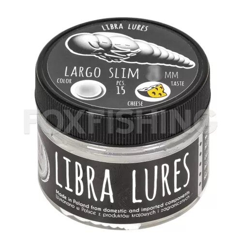 Силиконовая приманка Libra Lures Largo Slim 34 031 Сыр 3.4см. 12шт.