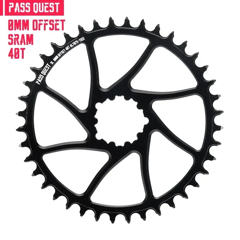 Звездочка GOLDIX PASS QUEST 7075 30-42T для XX1 BLACK round 40T