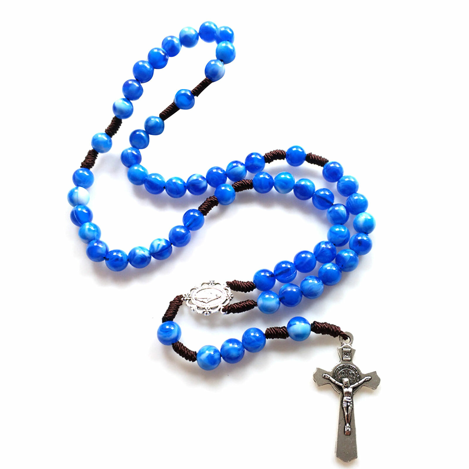 Католическое ожерелье католическое ожерелье Святой Земли Религиозные украшения подарки распятие.