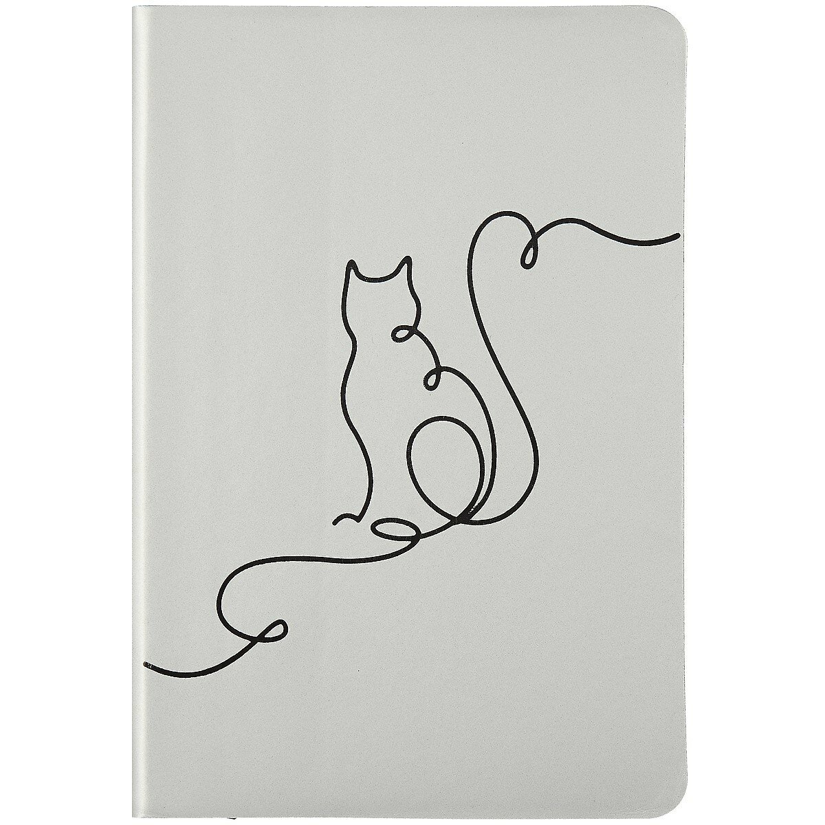 Записная книжка "Софт-тач", А6, 96 листов, серебряный