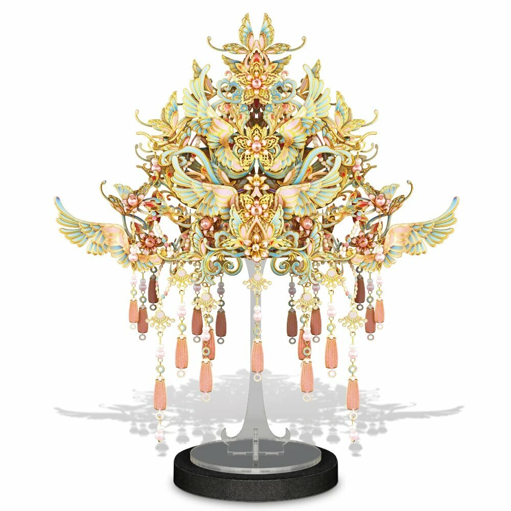 Металлические модели Piececool Цветочная корона Deep Moon