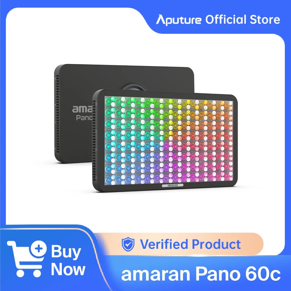 Aputure Amaran Pano 60c RGBWW Фотолампа EU, Black
