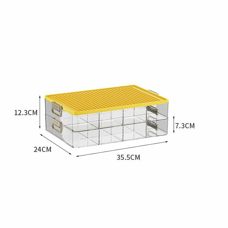 Коробка для хранения строительных блоков Lego, мелкие частицы, многослойное отделение, коробка для классификации деталей
