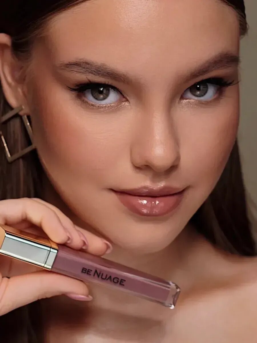 Масло-блеск BeNuage "Berry Muffin" для губ, увлажняющий, нюдовый, пыльно розовый