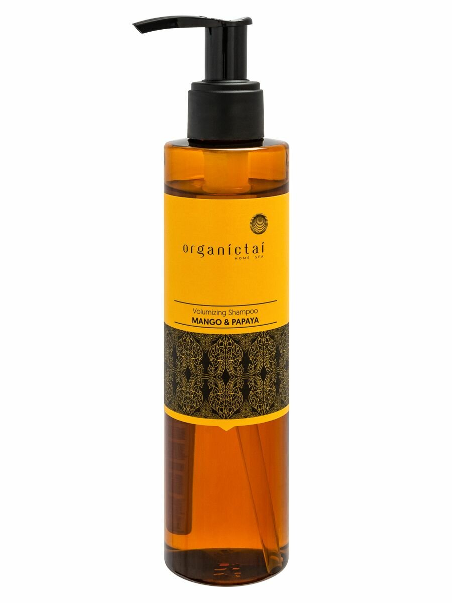 Бессульфатный шампунь для объема волос Манго и Папайя, Таиланд Organic Tai 200 мл