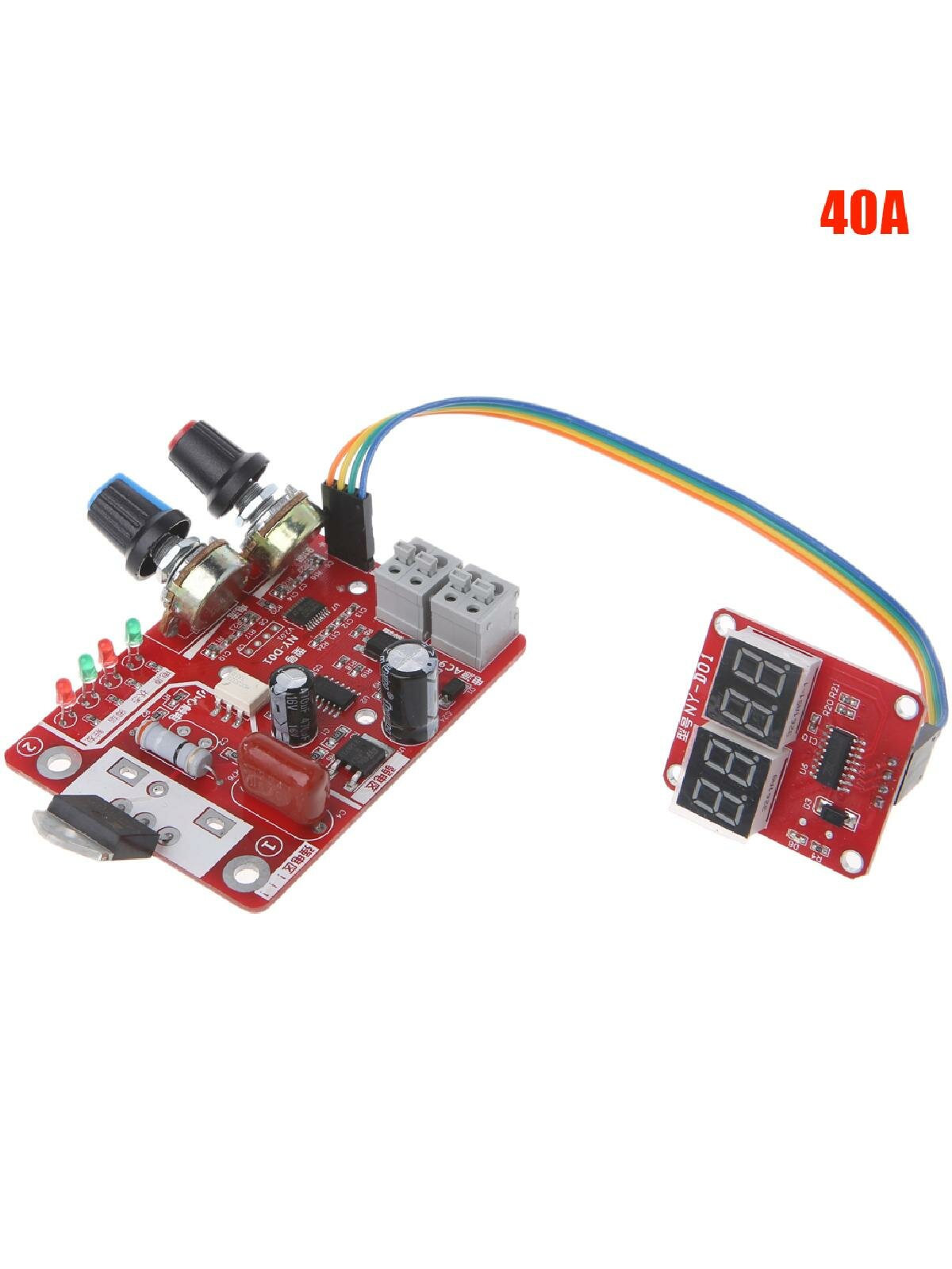 Плата управления аппарата для точечной сварки регулирует время и ток 40A