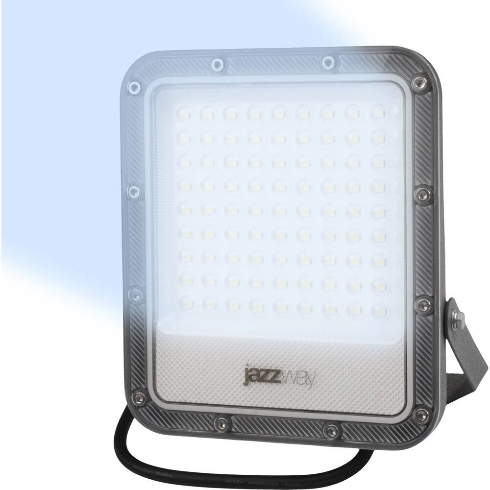 Светодиодный прожектор Jazzway PFL-S4 50Вт 6500К IP65 80град. До с линзовым модулем