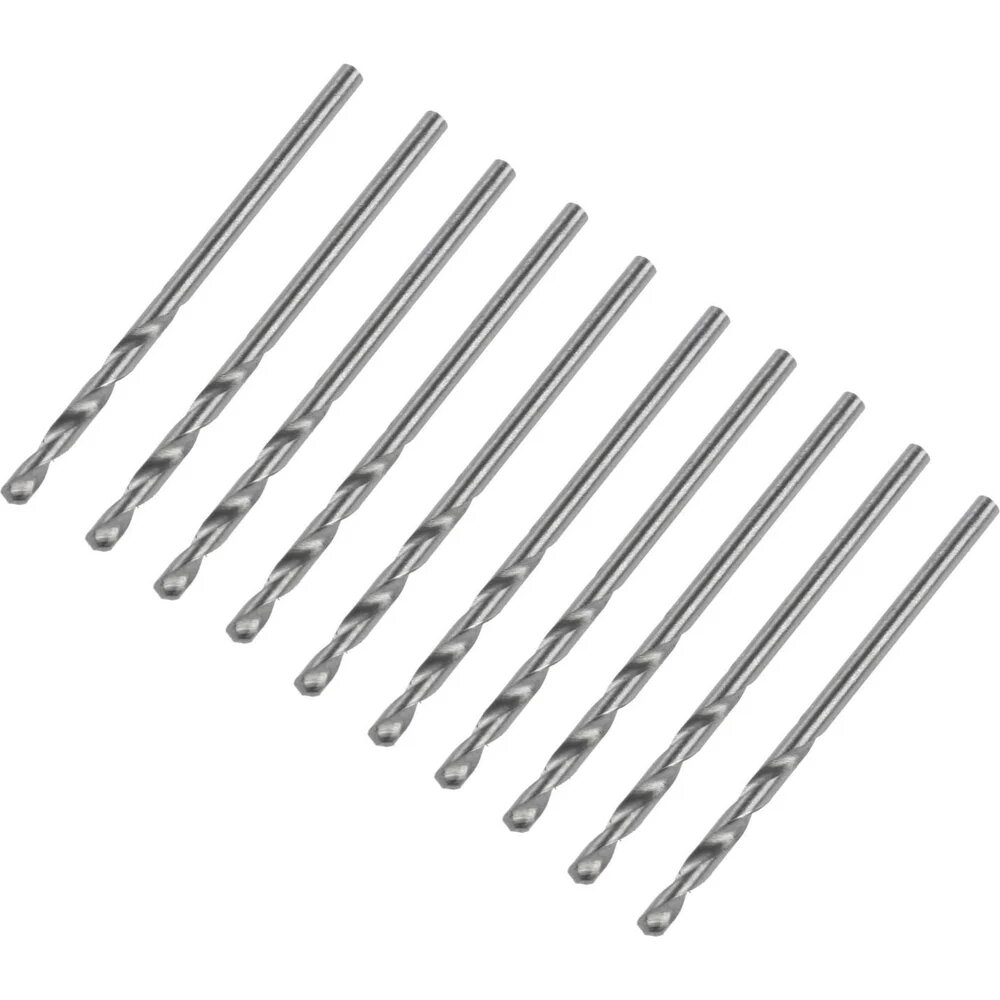 Сверло по металлу ц/х 2.5x55 мм, HSS, 10 шт ЛОМ 1864660