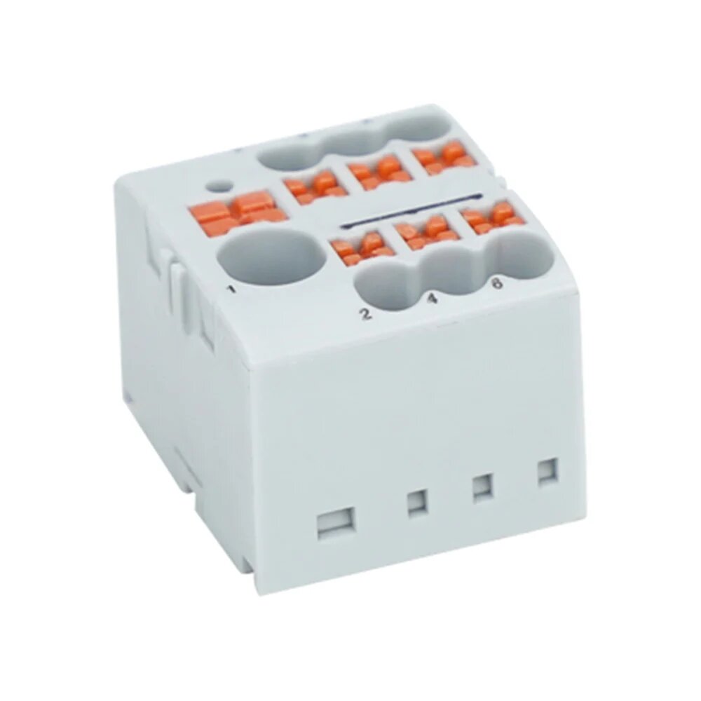 Блок распределительный CONTA JPTFIX6/6x2.5 GRAY-5, блок распределительный, упаковка 5 шт 00-00013328